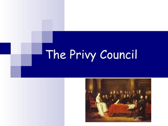 Privy council | PPT | Law
