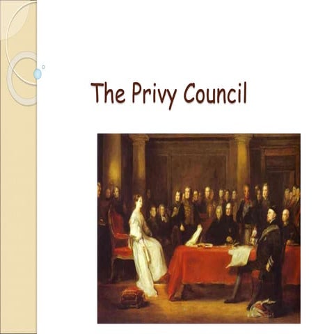 Privy council | PPT | Law