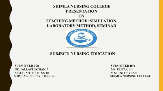 SIMULATION PPT NEW.ppt | Education
