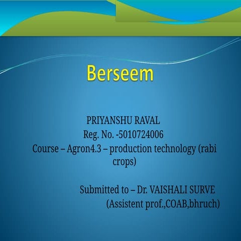 berseem crop production and its cultivation .pptx