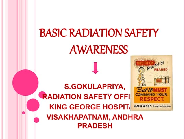 Principles Of Radiation Protection | PPTX