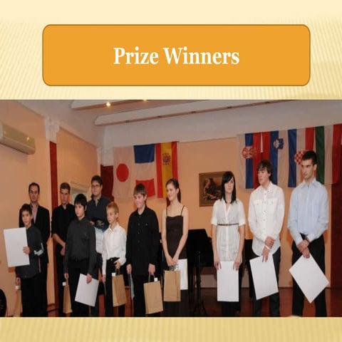 Prize winners | PPTX