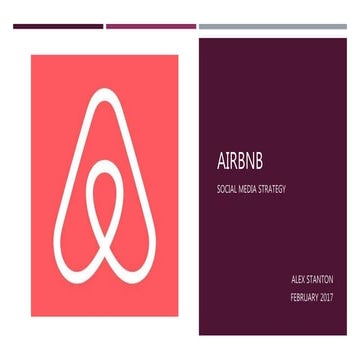 Airbnb Social Media Strategy | PPT