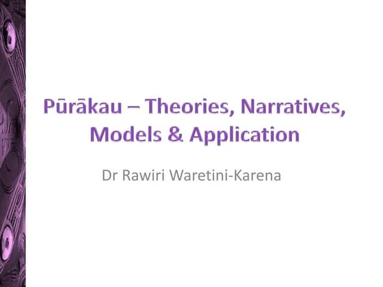 Pōwhiri Poutama Framework 2014: Applying Culturally safe practice in ...