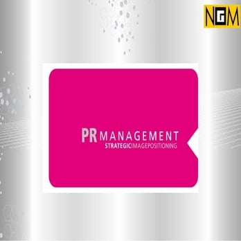 PR management(ngm) | PPT