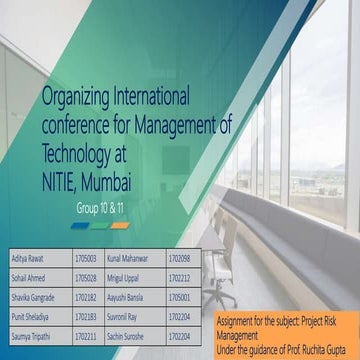 Organizing international conference | PPTX