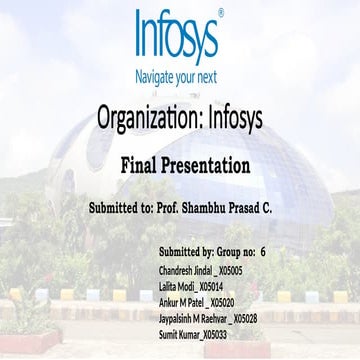 infosys company investor presentation ppt | PDF