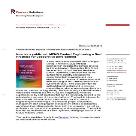 Pr Newsletter 201302 | PDF | Business | Business and Finance