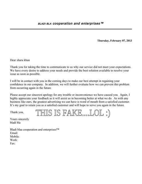 Unit 3d letter template | PDF