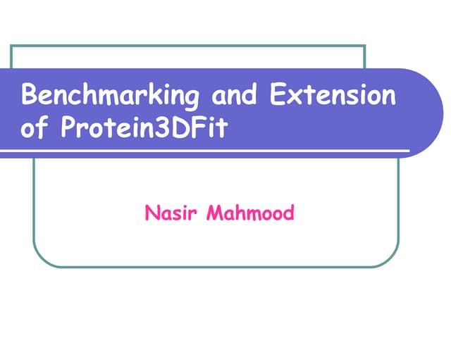 Protein Structure Alignment Ppt Computing Technology And Computing 8063