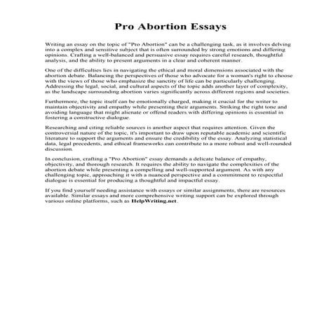 Pro Abortion Essays.pdf