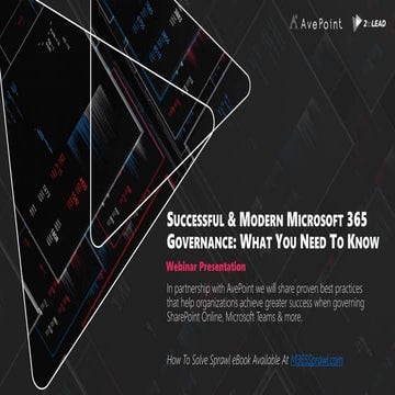 Proactive Governance & Adoption in Microsoft 365 | PPT