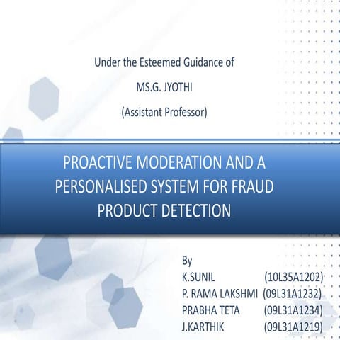 Proactive moderation | PPT