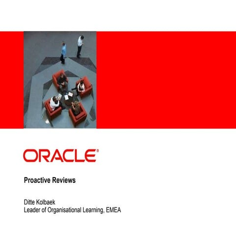 Proactive reviews Ditte Kolbæk | PPT
