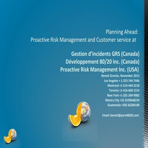 Proactive Risk Management: An Introduction to the Importance of ...