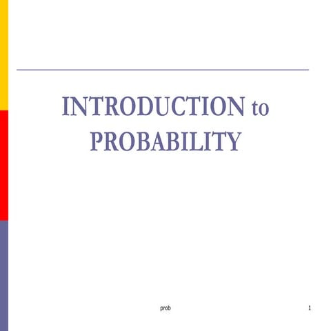 prob Probability PowerPoint notes Probability PowerPoint notes | PPT