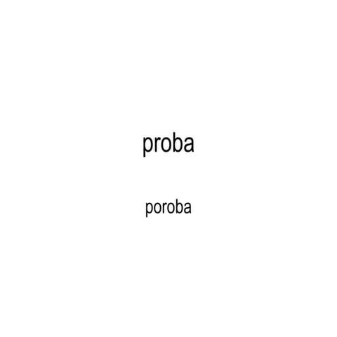 Proba | PPT