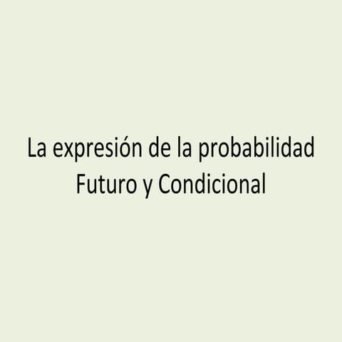 Probabilidad | PPT