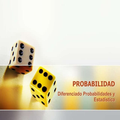 Conceptos básicos de probabilidad. PPT clase | PPTX