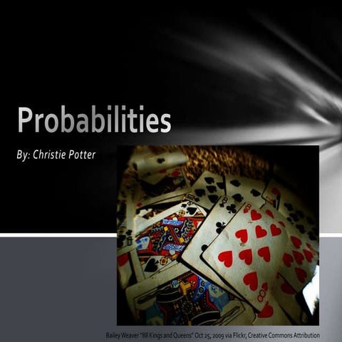 Probabilities | PPTX
