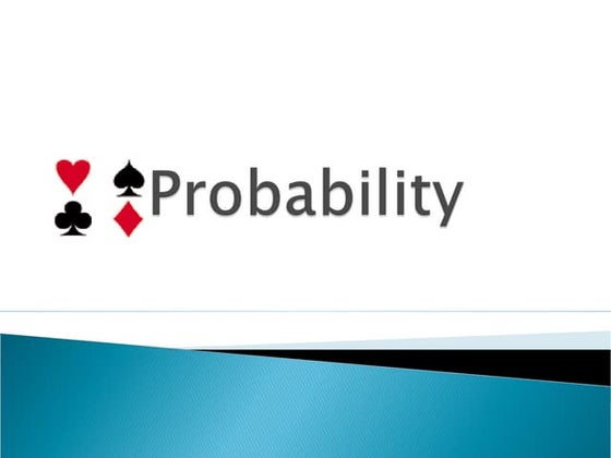 Probability and counting rules | PDF