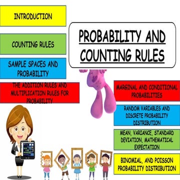 PROBABILITY AND COUNTING RULES IN STATISTICS | PPTX