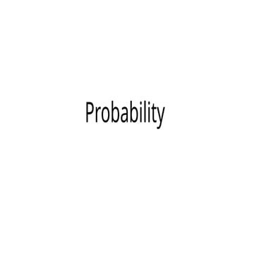 probability | PPT