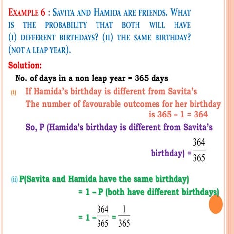 Probability part 2 | PPTX