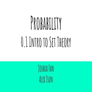 [Probability] 0.1 Intro to Set Theory.pptx
