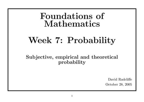 11.2 experimental probability | PPT
