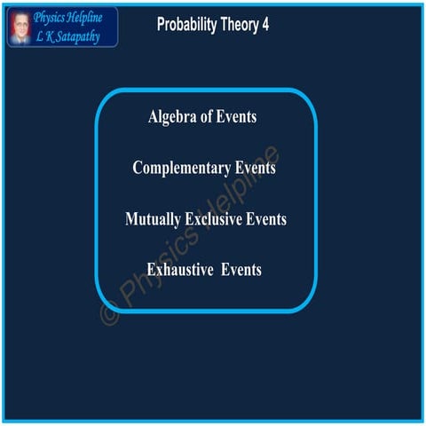Probability Theory 4 | PPT