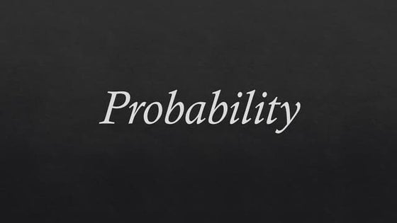 01_Probability of Simple Events.ppt