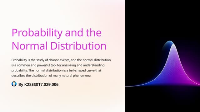 The Standard Normal Distribution | PPTX