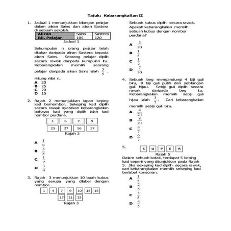 Probability ii | PDF