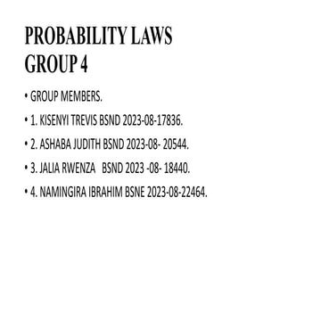 biostatistics PROBABILITY LAWS IN GROUP 4.pptx