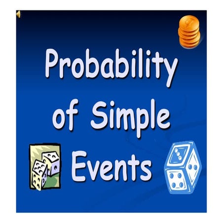 Probability of Simple Events FOR GRADE 5 STUDENTS.pptx