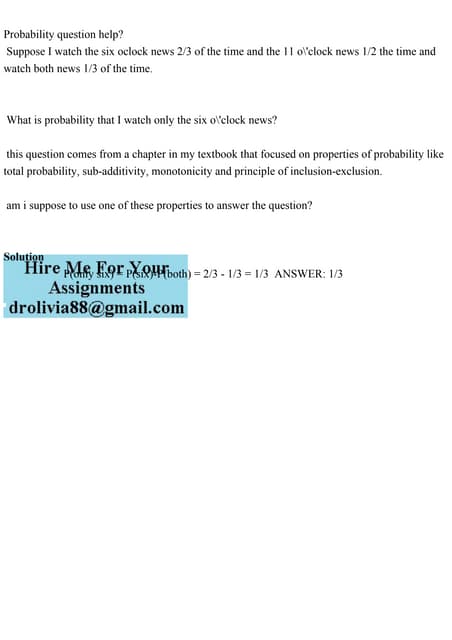 Probability distribution. Toss a coin twice, write down the observed.pdf