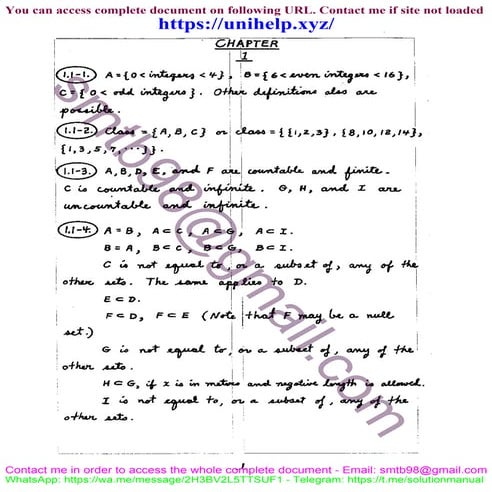 Probability, Random Variables, and Random Signal Principles: Answers to Problems (4th Edition ...