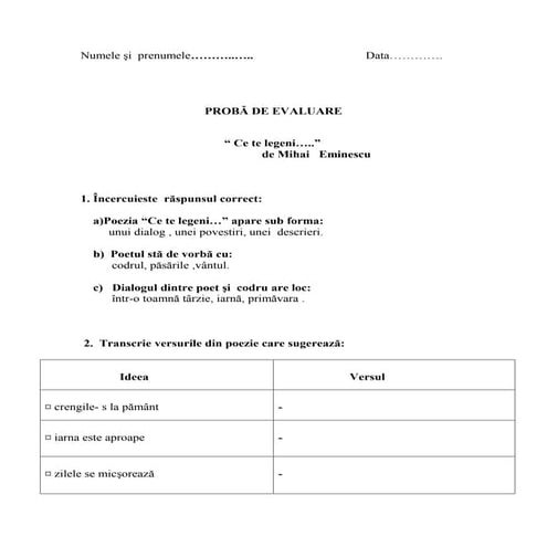 Proba ce te legeni | DOC