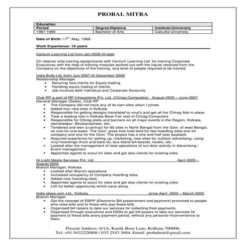 Probal cv4 | PDF