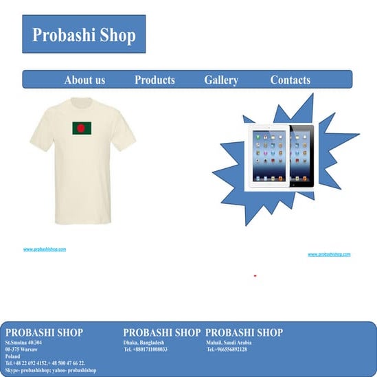 PROBASHI SHOP | PPTX