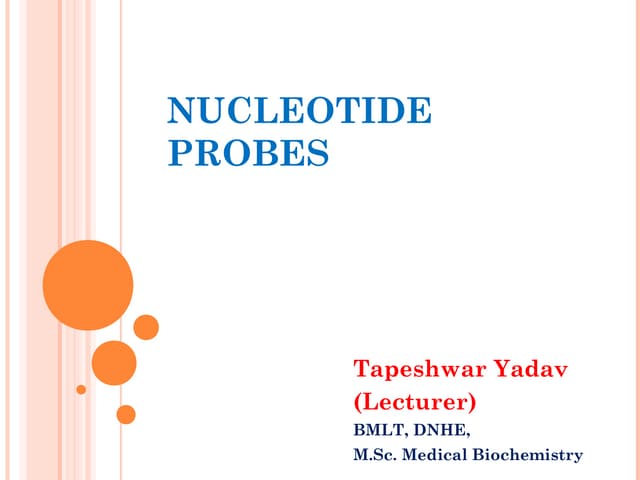 Radioactive and Non- radioactive probes | PPTX | Genetics | Science