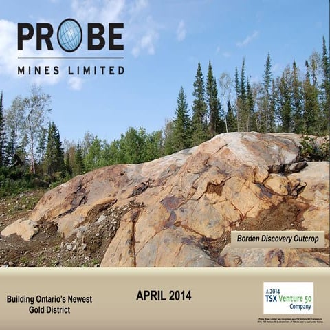 Probe mines presentation_april7.2014 | Commodities | Economy