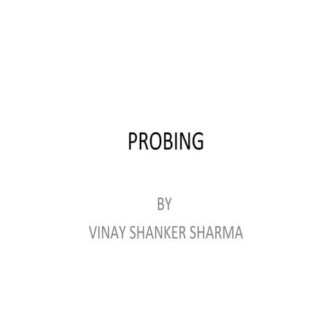 Probing | PPT