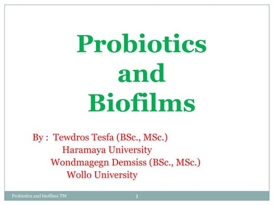 BioFilms | PPT