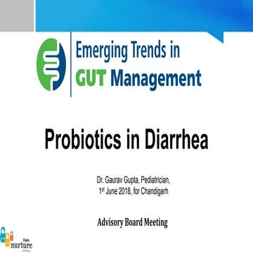 Probiotics in diarrhea in India - Special Ref to LrGG Lactobacillus ...