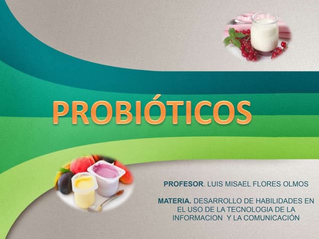 Que son yogurt probioticos | DOCX | Nutrition | Healthy Living
