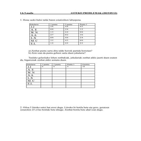 12ko problemak | PDF