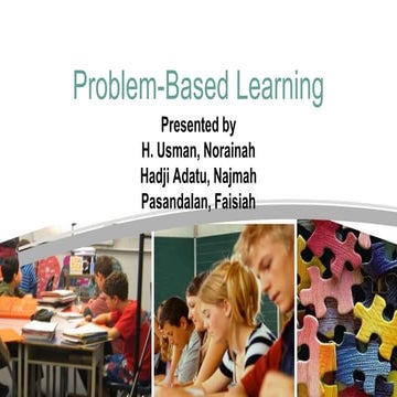 Problem based-teaching | PPT
