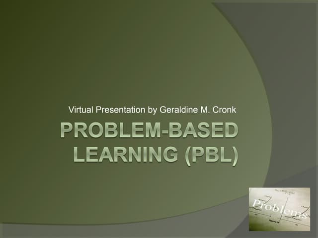 Project based learning | PPT